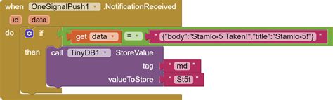 How To Store Data For Onesignal Push Notification Discuss Kodular