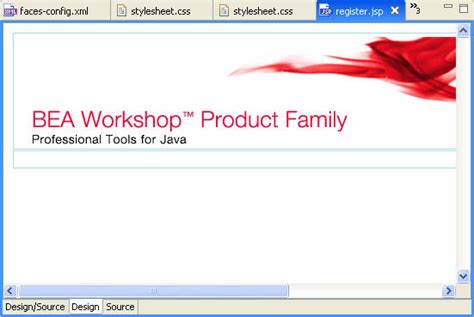 Jsf Tutorial 3 Design Views
