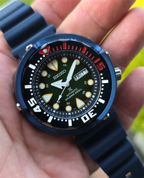 Seiko Tuna Prospex Automatic Limited Edition Green Scallop Men Watch