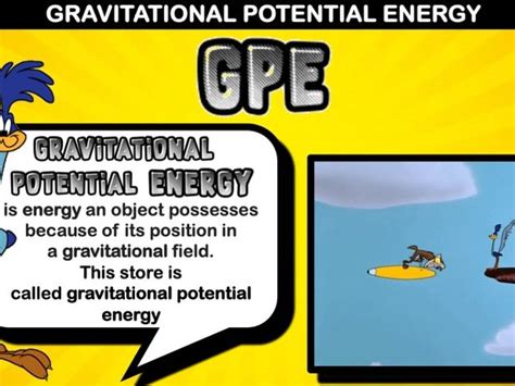 Gravitational Potential Energy Teaching Resources