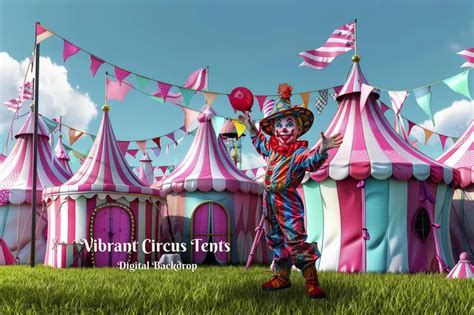 Colorful Circus Background
