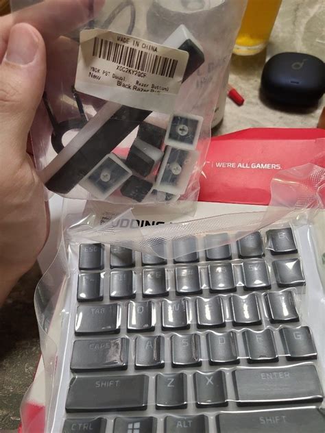 Hyperx Pudding Keycaps Razer Compatible Bottom Keys 電腦＆科技 電腦周邊及配件 電腦鍵盤及相關產品 Carousell