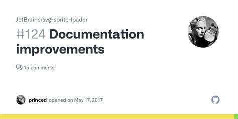 Documentation Improvements · Issue 124 · Jetbrainssvg Sprite Loader · Github