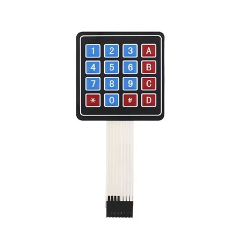 Jual Matrix Membran Keypad 4x4 Arduino Membran Module Array Kota Bandung Alat Teknik Bandung