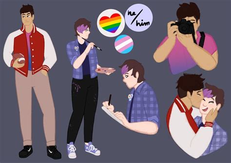 Connor And Eli Reference Sheet Connor Elis Anime