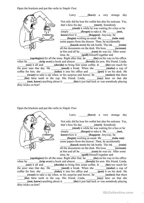 Past Simple Tense Esl Printable Writing Activity Worksheet Artofit