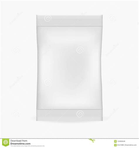 Realistic Packet Mock Up Stock Illustration Illustration Of Packet