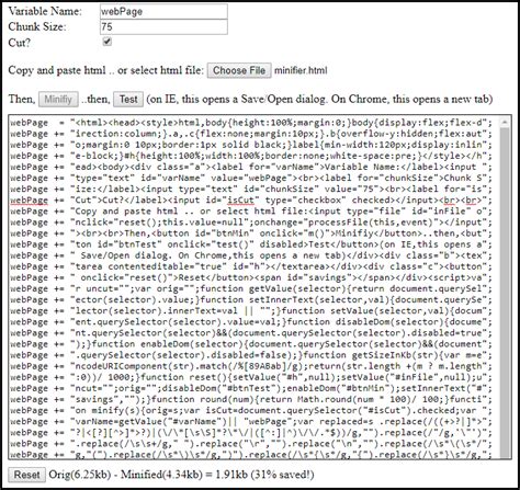 Html Minifier General Discussion Arduino Forum