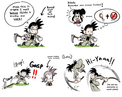 Rule 34 Bored Chichi Couple Dragon Ball Food Highres Husband And Wife