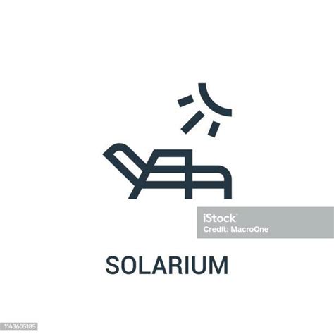 체육관 컬렉션에서 일광 욕실 아이콘 벡터입니다 얇은 라인 일광 욕실 개요 아이콘 벡터 일러스트 레이 션 건강관리와 의술에 대한 스톡 벡터 아트 및 기타 이미지 Istock