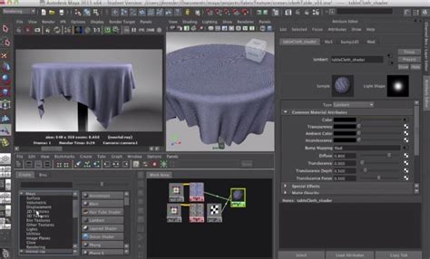 Creating A Realistic Fabric Shader In Maya