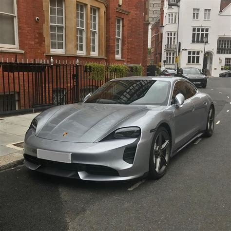 Ice Grey Porsche Taycan