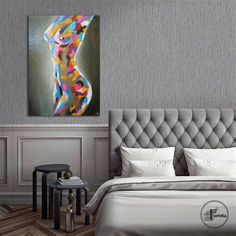 Nude Oil Painting Nude Woman Painting Tasteful Erotic Art Nude Woman