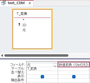 ACCESS CDbl関数で値を数値に変換する方法 たすけてACCESS