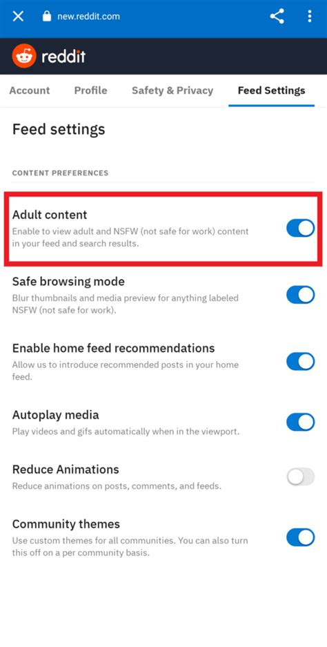 How To Turn On Or Off NSFW On Reddit TechCult