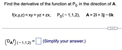 Solved Find The Derivative Of The Function At P In The Chegg