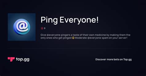 Add Ping Everyone Discord Bot The 1 Discord Bot And Discord App List