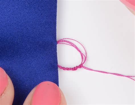 How To Hand Sew Button Loops Rouleau Loops Sewing Tips Tutorials Projects And Events Sew