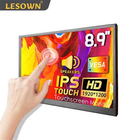 Lesown Wide Small Touchscreen Monitor 8 9 Inch Ips 1920x1200 Lcd
