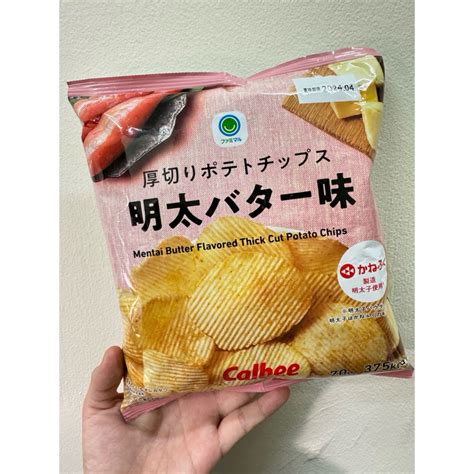 《小熊貝爾》現貨在台 日本全家新品上架 厚切奶油明太子洋芋片 海膽仙貝 蝦皮購物