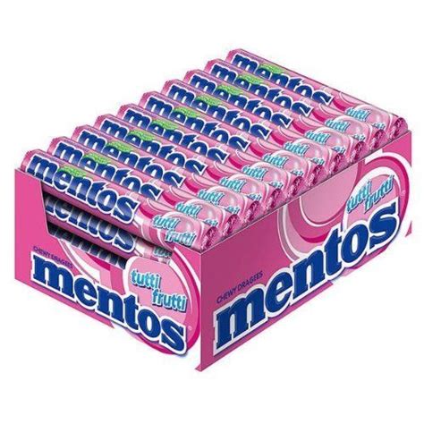 Mentos Tutti Frutti Roll Box Of 40 Artofit
