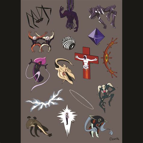Evangelion Angel Stickers Angels From Evangelion Neon Genesis
