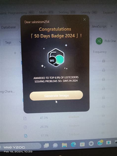 Saloni Rom On Linkedin Leetcode Coding Milestone Achievementunlocked