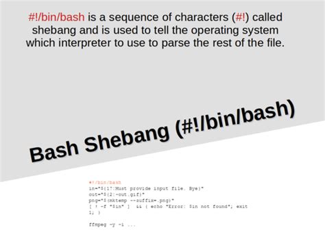 Shebang Linux Bash Shell Scripting Tutorial Wiki