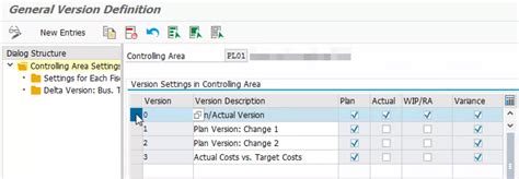 sap version 0 is not defined for fiscal year