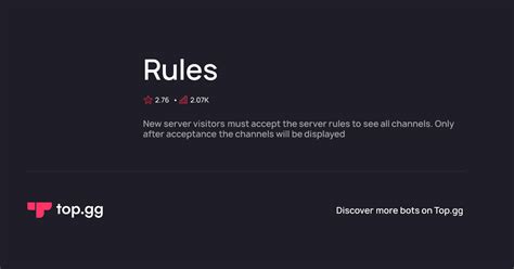 Add Rules Discord Bot The 1 Discord Bot And Discord App List