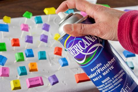 DIY Colorful Computer Keyboard Chica And Jo DIY Colorful Computer Keyboard Chica And Jo