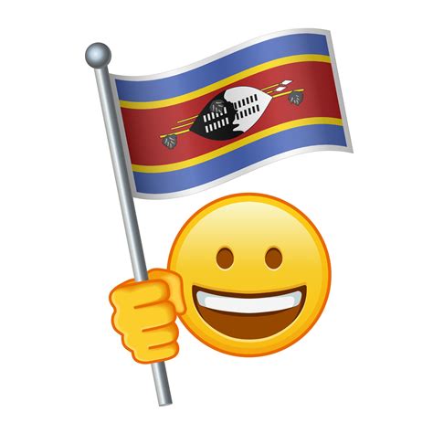Emoji With Eswatini Flag Large Size Of Yellow Emoji Smile 42151328