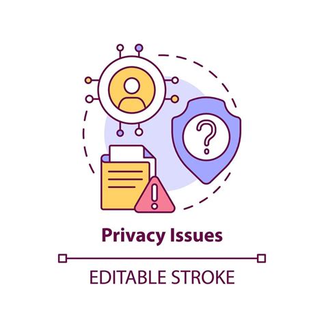 Privacy Issues Concept Icon Personal Information Sharing Maas Issue