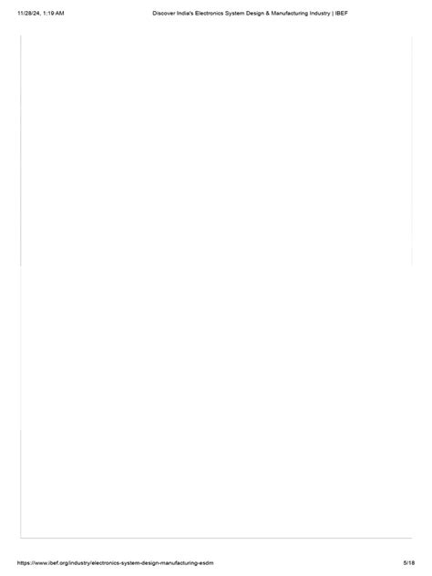 Discover Indias Electronics System Design And Manufacturing Industry Ibef Pdf