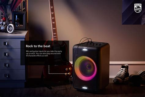 The Philips 5000 Series 80W Bluetooth Party Speaker 59 OFF