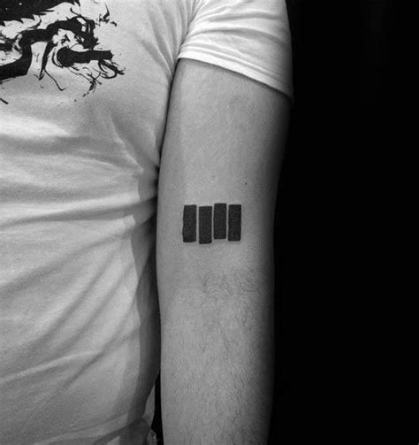 Black American Flag Tattoos