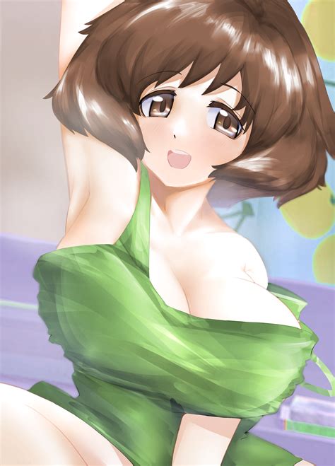 Trollzamahd Akiyama Yukari Girls Und Panzer Highres 1girl D Arm