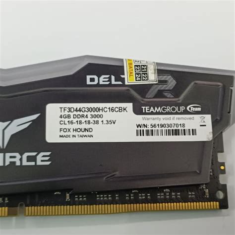 Jual Ram Pc T Force Ddr4 4 Gb 3000mhz Rgb Shopee Indonesia