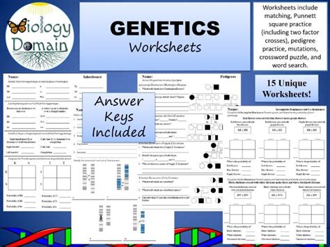 Inheritance Utah Genetics Worksheet