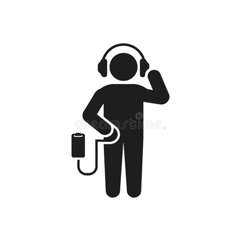 Music Listener Headphones Icon Stock Vector Illustration Of Playlist Music Listener Headphones Icon Stock Vector Illustration Of Playlist