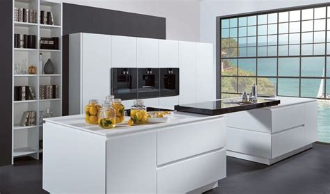 Modern White Handleless Kitchen Contemporary Kitchen Design Interior