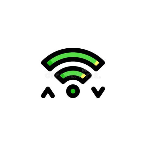 Wifi Data Icon Stock Vector Illustration Of Phone Communication