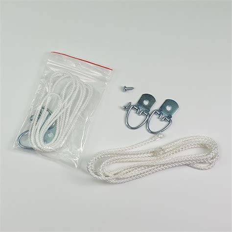 Picture Hang String Set With 2 Drings 2 Screws And String Wall Hooks