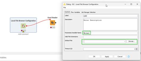 Can A Workflow In Knime Ask User For Input At The Start Of The