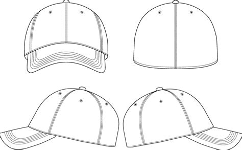 Baseball Hat Template