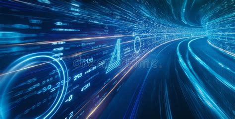 Digital Data Highway Stock Image Image Of Numbers Digitalization 325038239