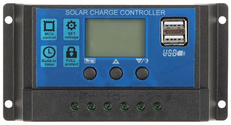 SOLAR CHARGE CONTROLLER SCC 20A PWM LCD Solar Charge Controllers Delta