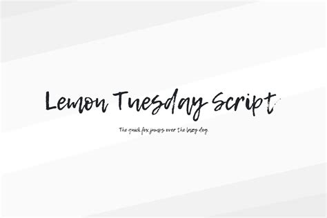 Lemon Tuesday Script Font Download Free