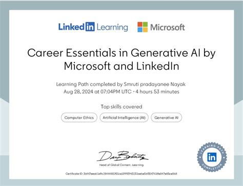 smruti pradayanee nayak on linkedin generativeai microsoft linkedin