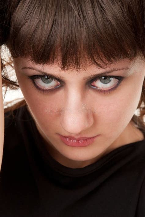 Beautiful Young Woman Close Up Stock Image Image Of Beautiful